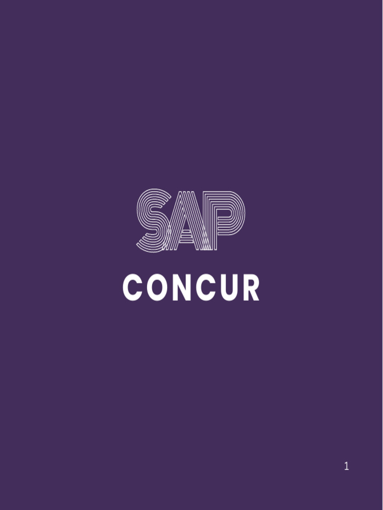 SAP CONCUR Integration Impacts 1760892084 | PDF