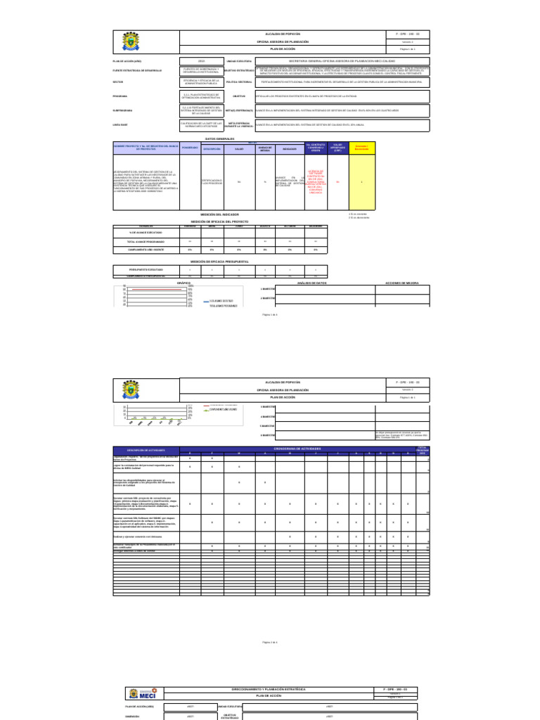 Sistema Integrado de Gestión MECI-Calidad | PDF | Planificación | Administración Pública