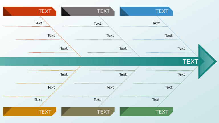 Arrow Fishbone Diagram Template | PDF