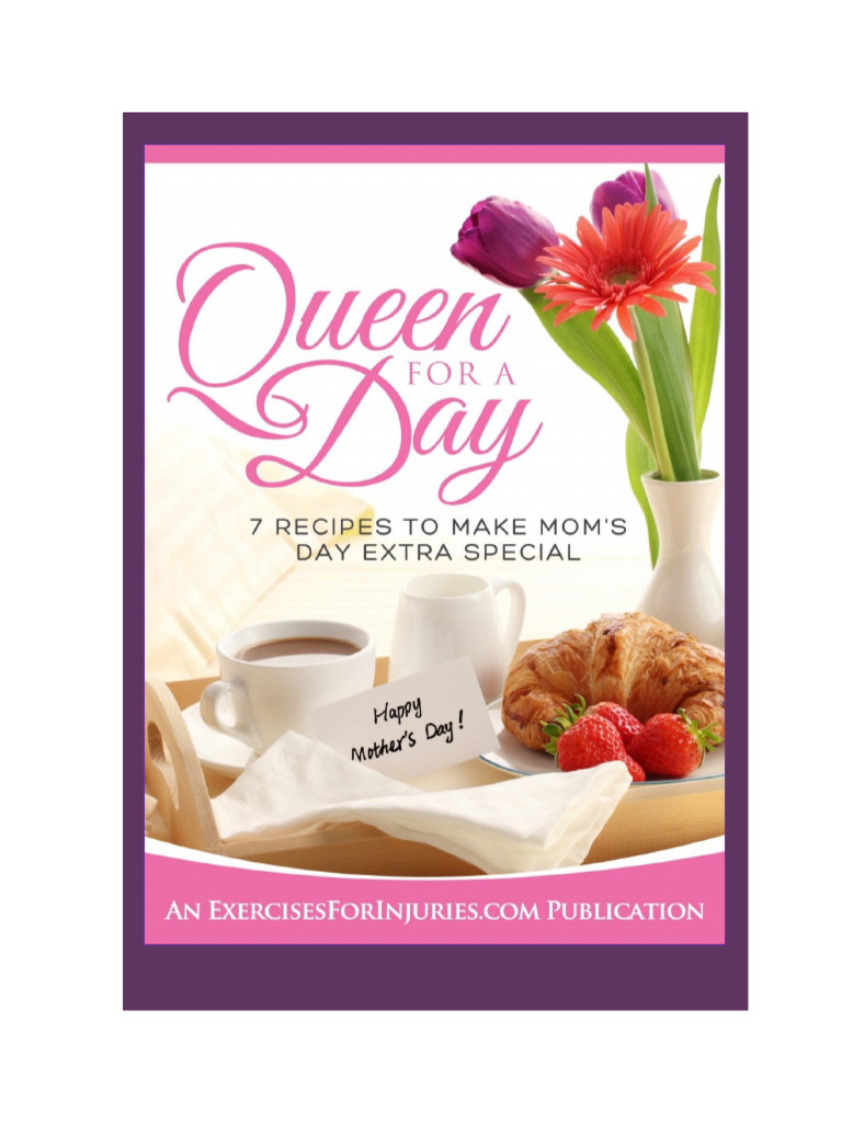 Mothers Day Cookbook - Second Edition | PDF | Tablespoon | Human Leg