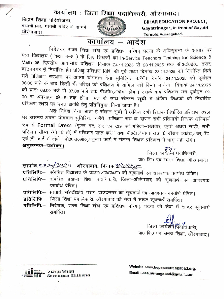 CTE 6-8 Training List | PDF