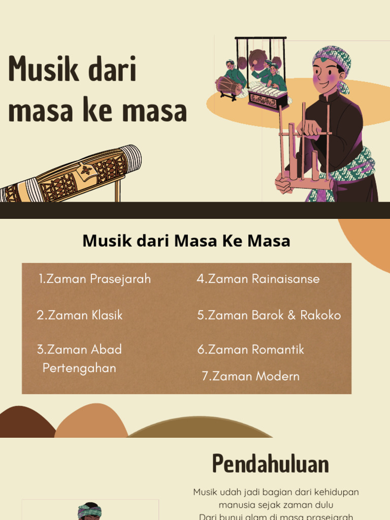 Evolusi Musik dari Prasejarah hingga Modern | PDF