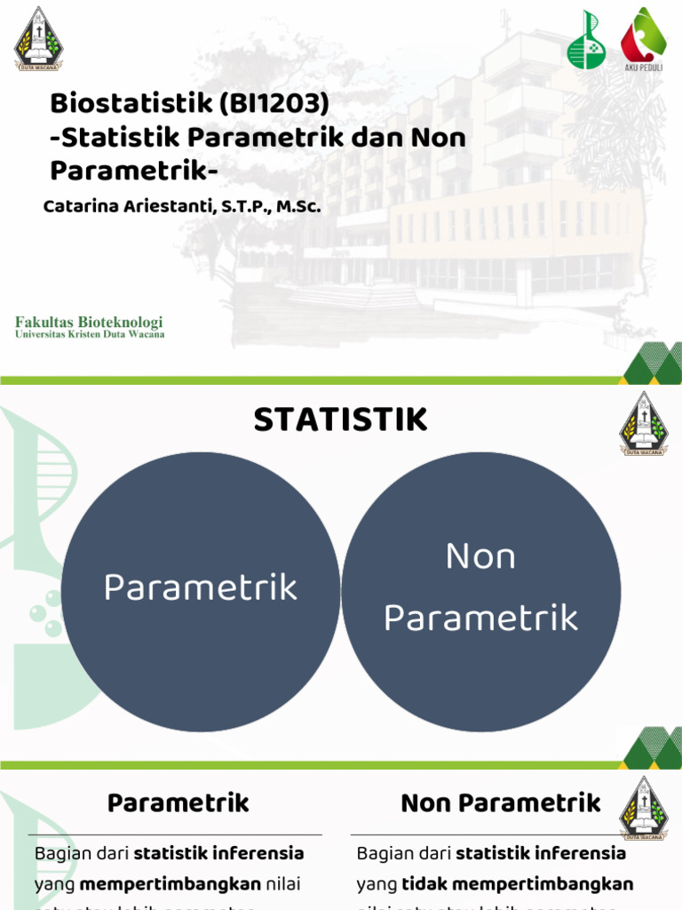 Statistik Parametrik vs Non Parametrik | PDF