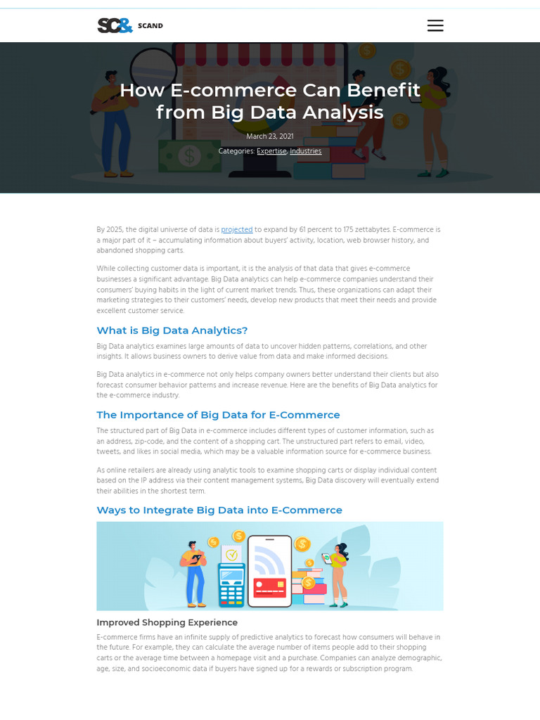 Big Data in E-Commerce - Any Benefits For Business - SCAND Blog | PDF ...