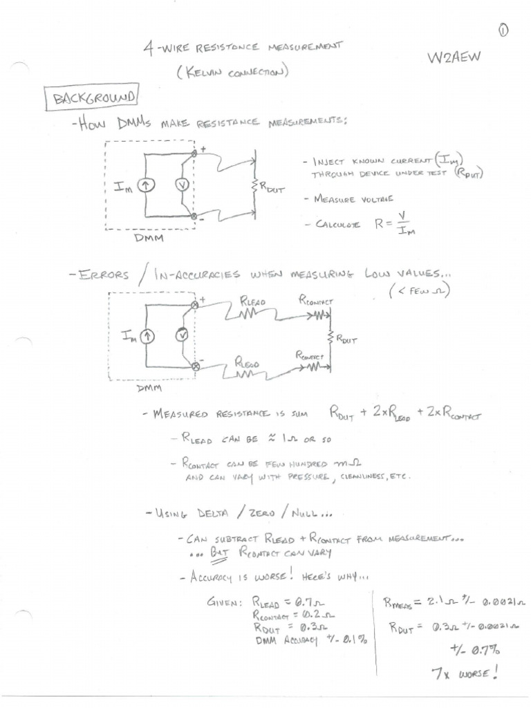 4 Wire Resistance | PDF