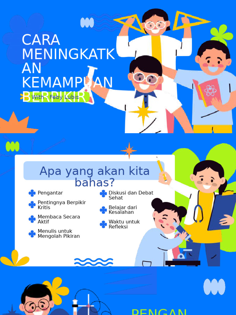 Biru Ilustrasi Cara Meningkatkan Kemampuan Berpikir Presentasi_20250808 ...