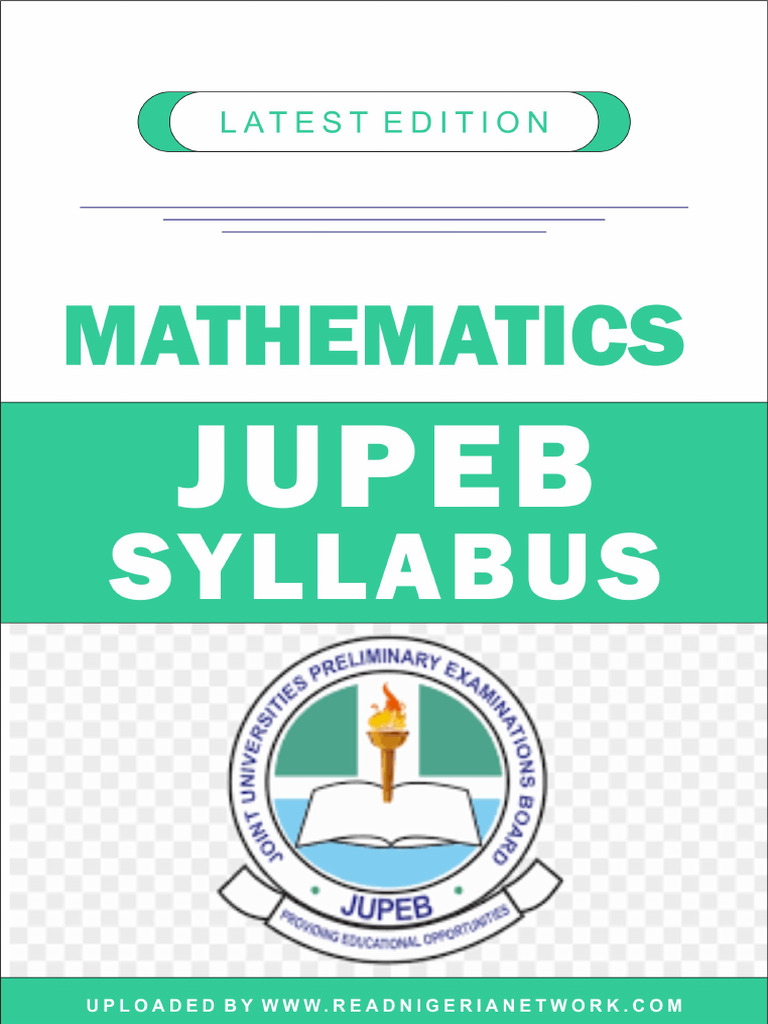 Mathematics Syllabus | PDF