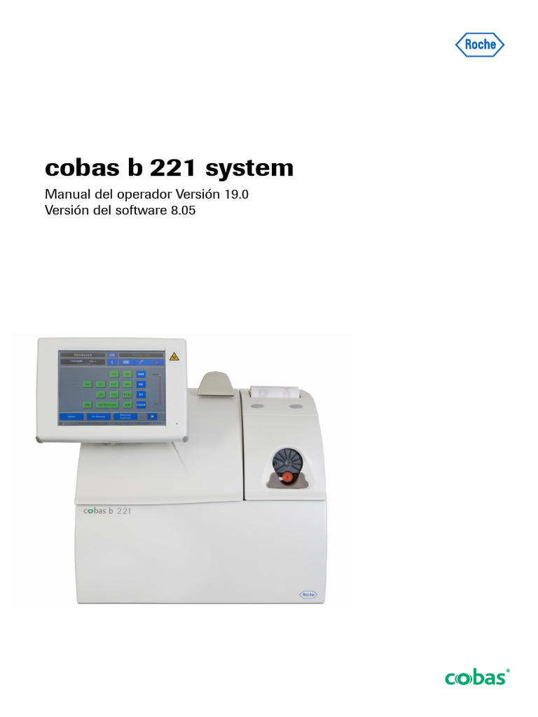 COBAS B 221 | PDF | Dispositivo médico | Software