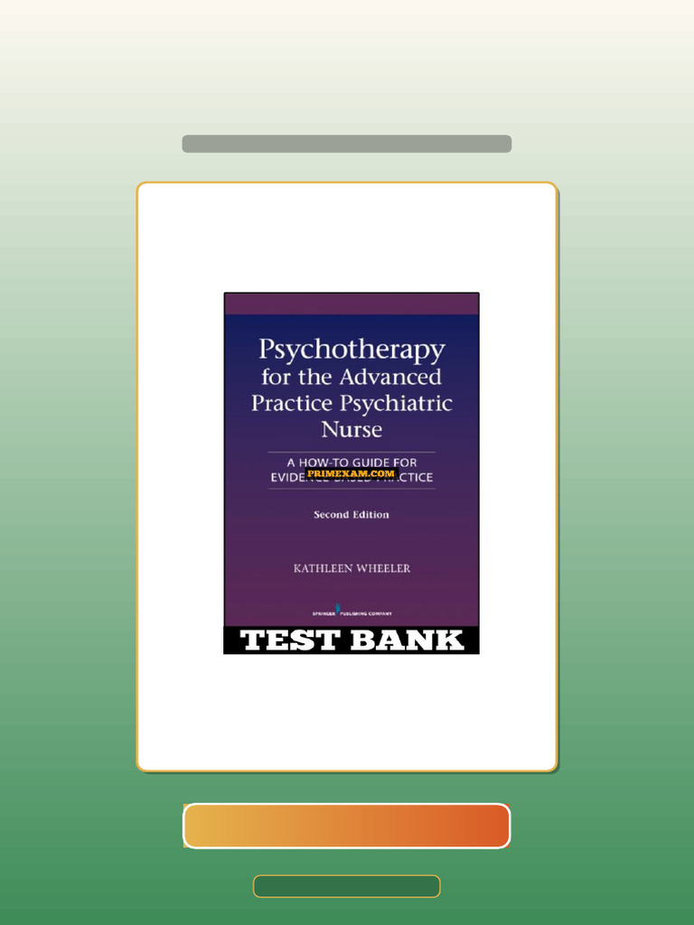Ultimate Bundle Psychotherapy For The Advanced Practice Psychiatric ...