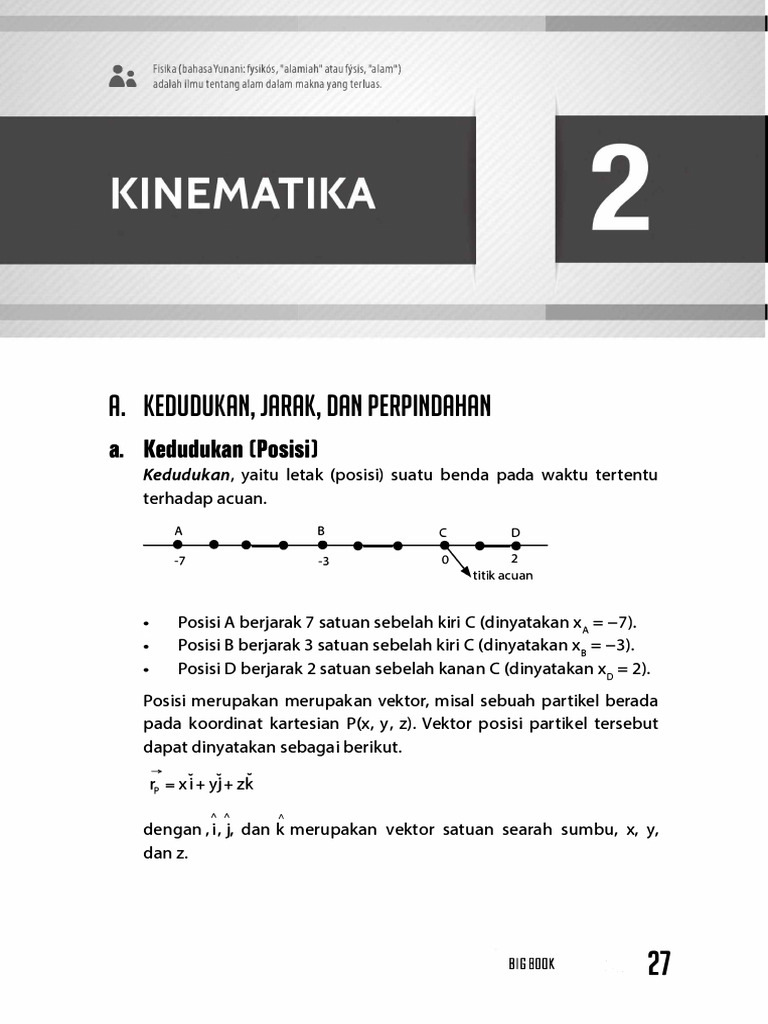 BIG BOOK - 2. Kinematika | PDF