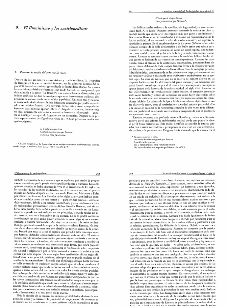 Fubini Estetica Musical Cap.9 | PDF