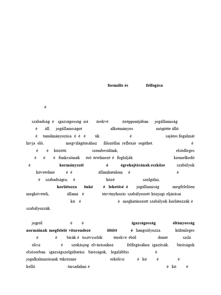 3 - Elå Adã¡s - A Joguralom - Formã¡lis - Tartalmi - Felfogã¡sa | PDF