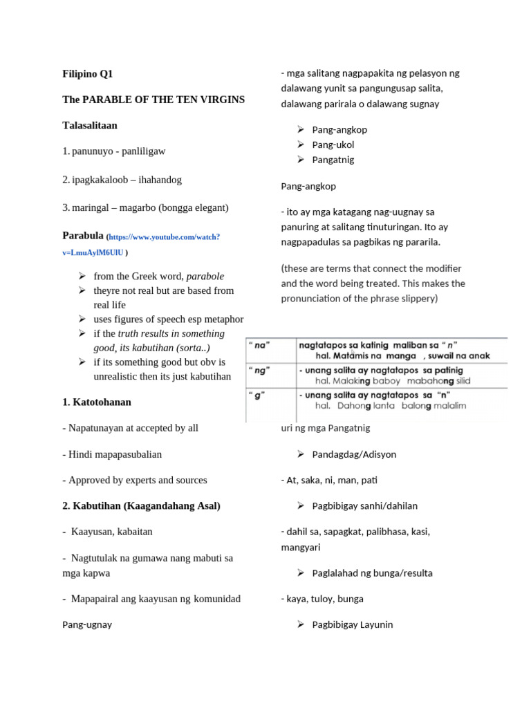 Filipino Q1 | PDF