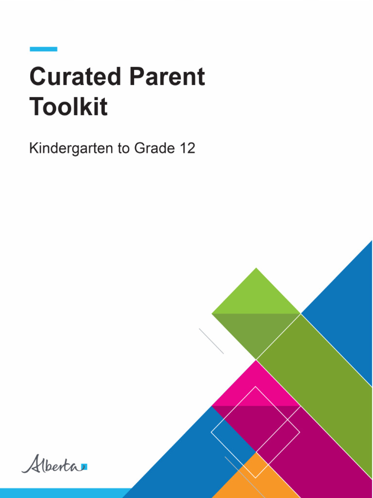 Alberta Parent Toolkit: K-12 Learning Resources | PDF | Learning