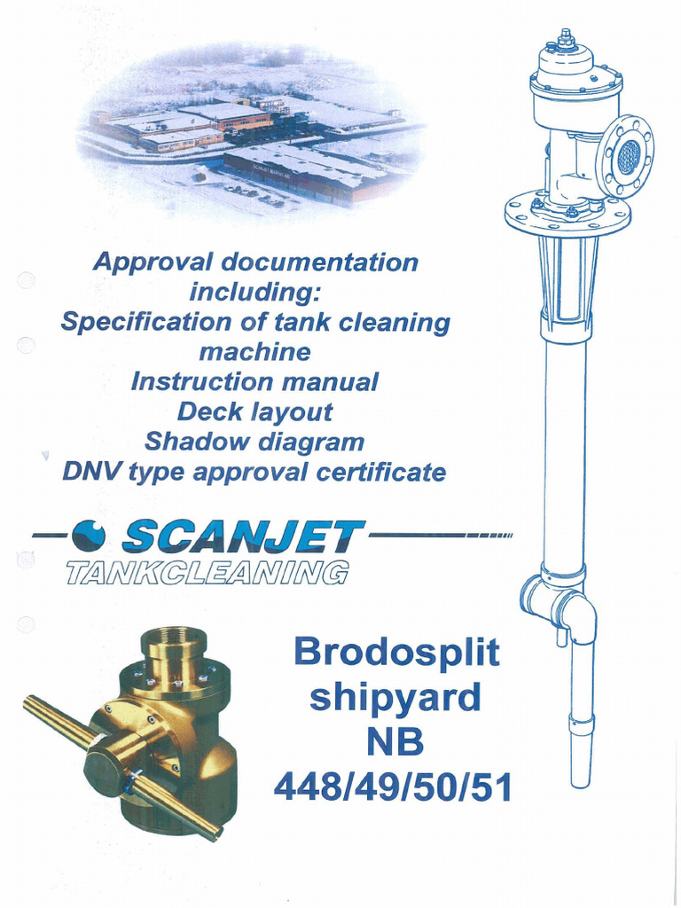 Scanjet SC30T Tank Cleaning Manual | PDF | Bearing (Mechanical) | Jet ...