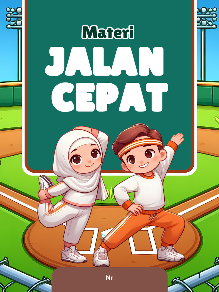 Hijau Jingga Ilustrasi Lucu Cover Modul Ajar Olahraga Dokumen A4 ...