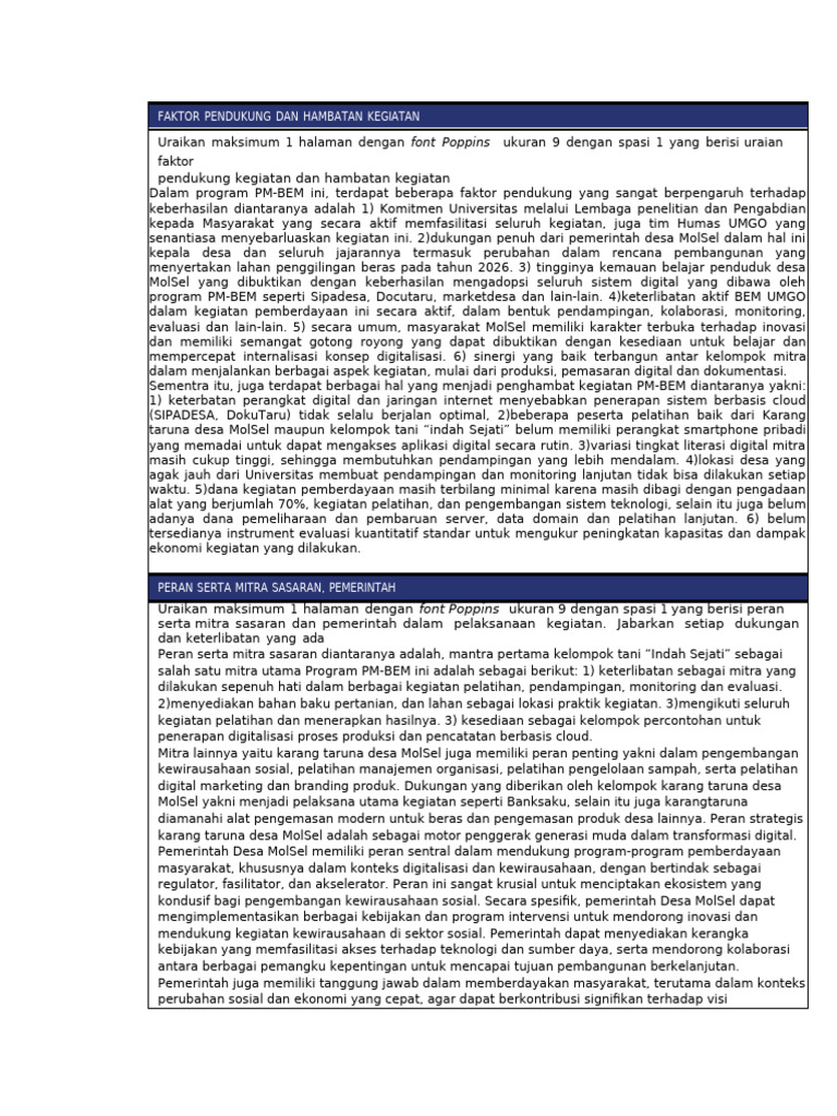 Faktor Pendukung Dan Penghambat | PDF
