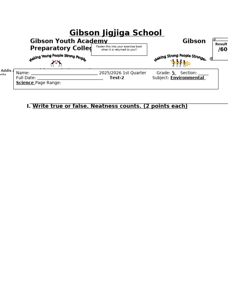 Test Format New | PDF