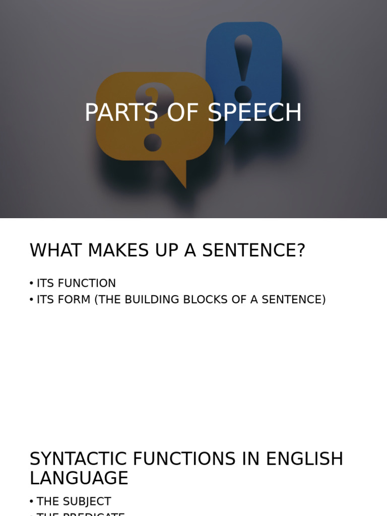 Parts of Speech | PDF | Adverb | Adjective