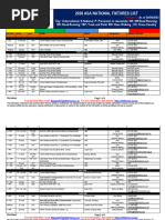 Athletics Namibia Calendar 2026 | PDF | Road Running | Sports