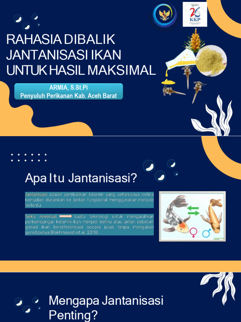 Materi Jantanisasi Ikan_Armia | PDF