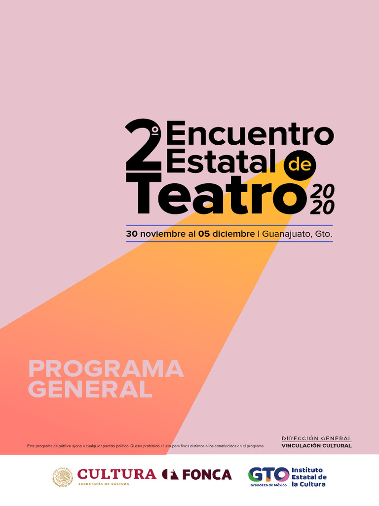 Programa - 2EET 2020 | PDF | Teatro | México