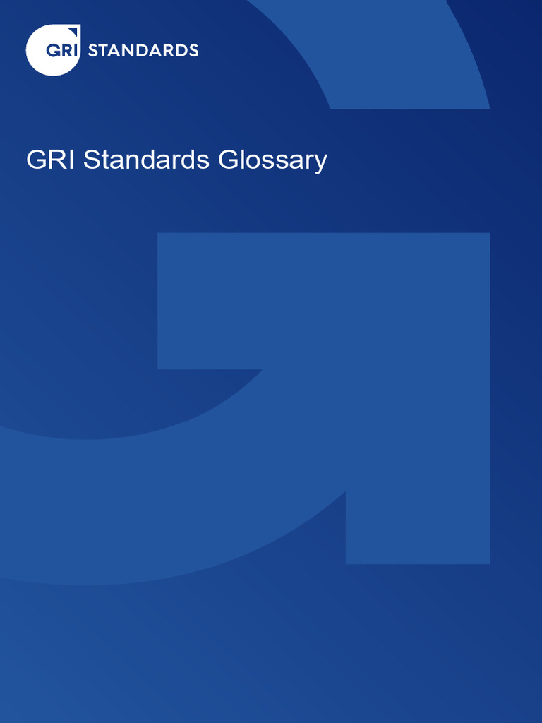 GRI Standards Terminology Guide | PDF | Greenhouse Gas | Greenhouse Effect