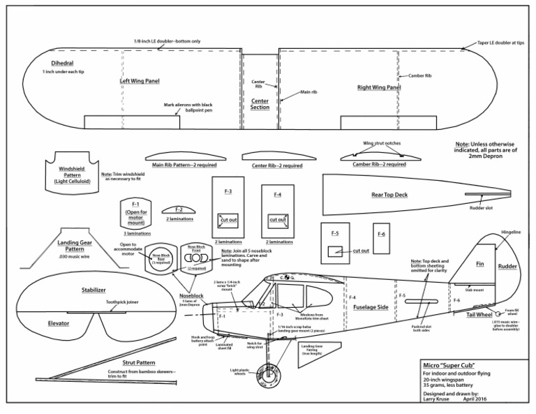 Super Cub Plans Fullsize | PDF