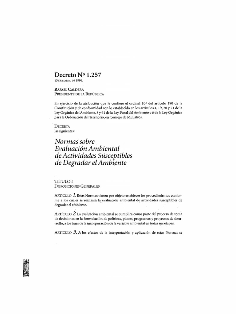 Ven 17517 | PDF | Evaluación de impacto ambiental | Entorno natural