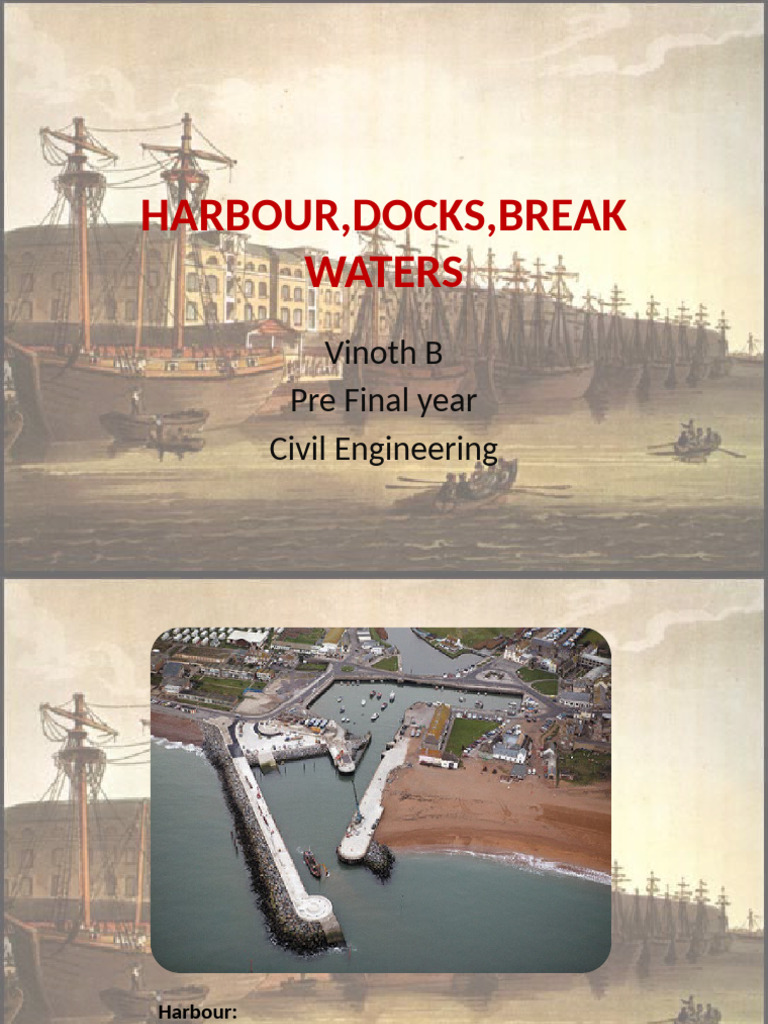 Harbour, Docks, Break Waters | PDF
