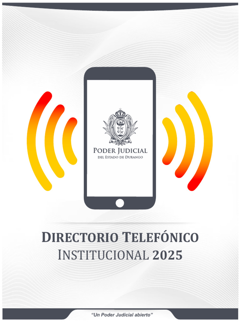 Directorio Telefónico Poder Judicial 2025 | PDF | Judicaturas | Ley Pública