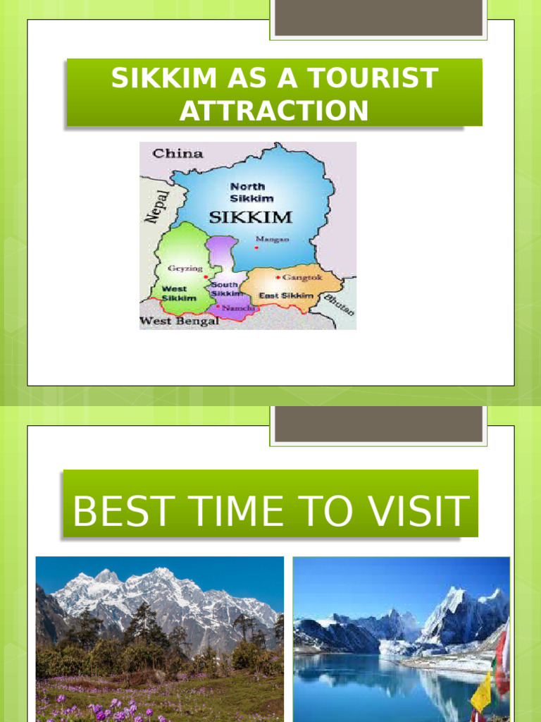 Sikkim As A Tourist Attraction | PDF