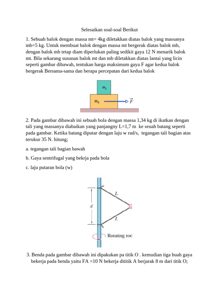Topik 2-3 (Force and Motion-1) | PDF