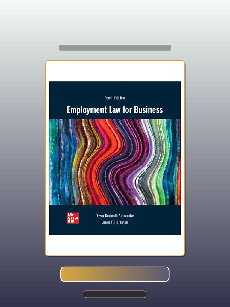 Ultimate Bundle Employment Law For Business 10thedition Dawn ...