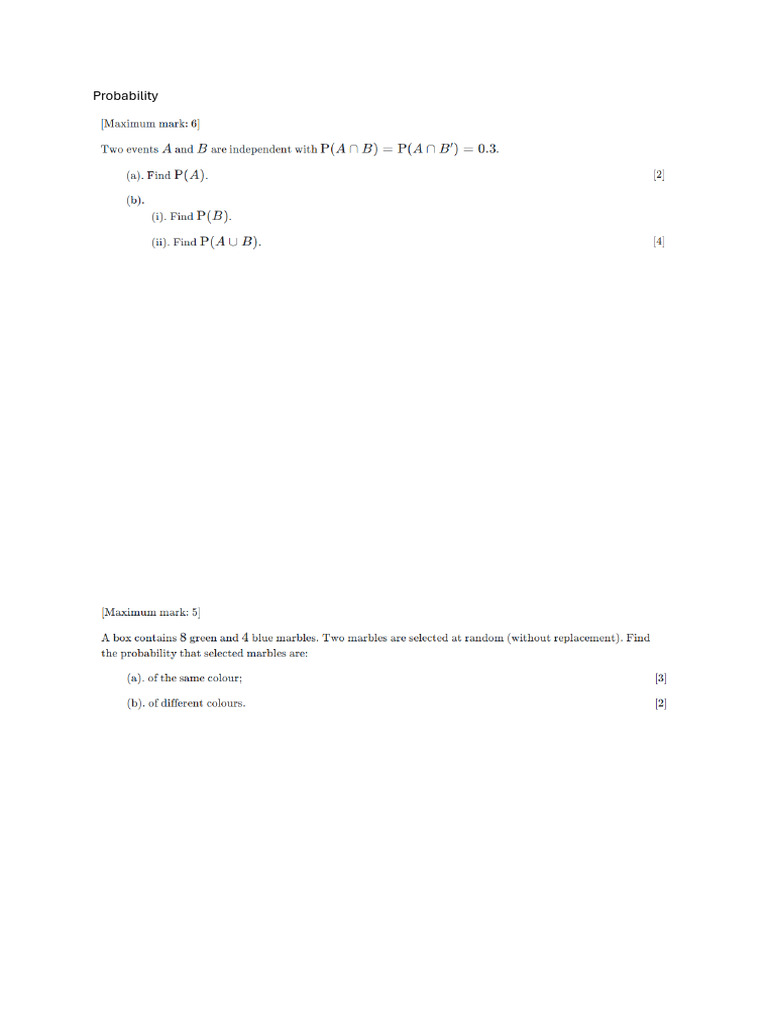 Probability 3 | PDF