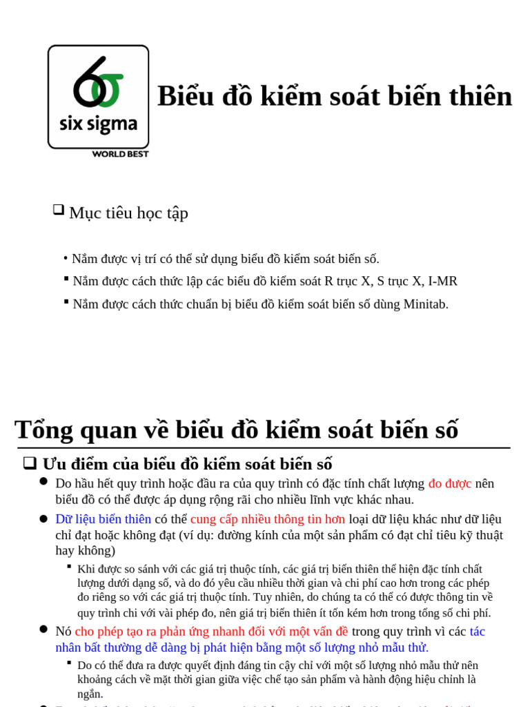 24 - Continuous Control Chart (v7.0 Ban Cu) | PDF