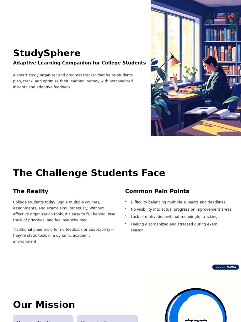 Adaptive Learning Tool for College Students | PDF | User Interface ...