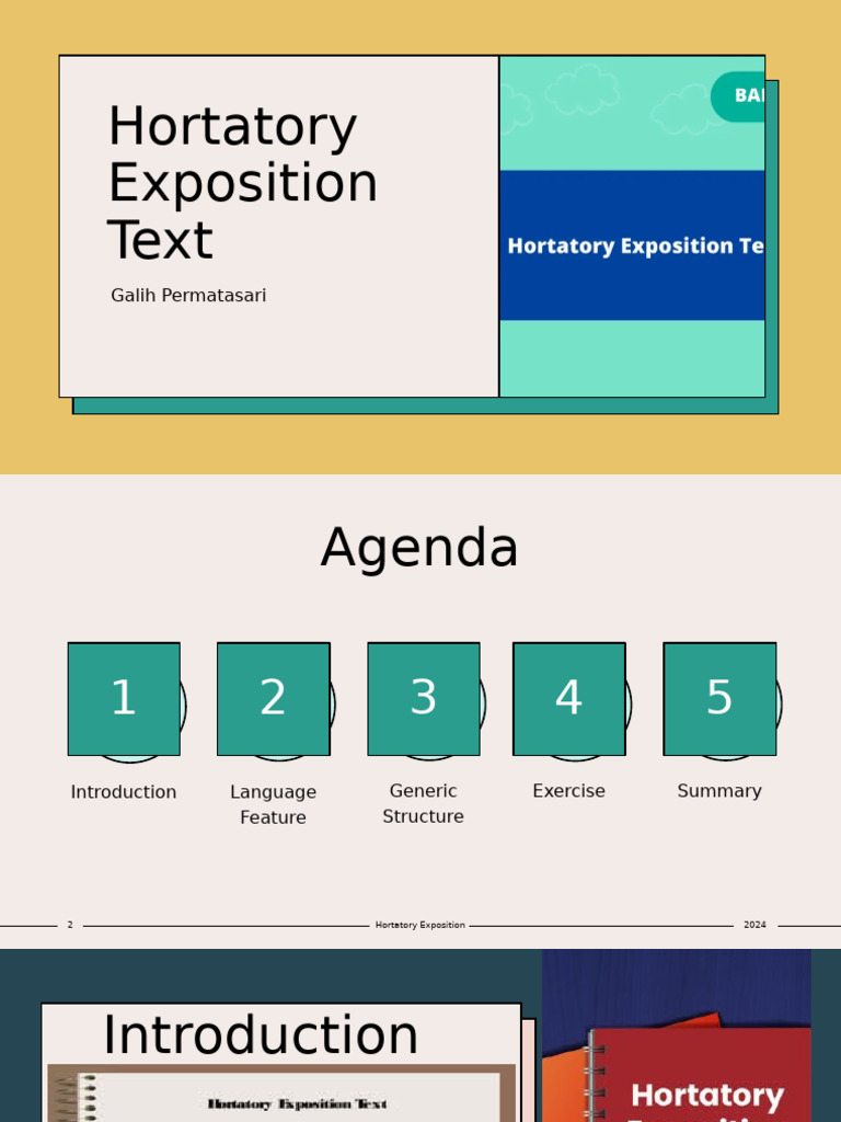 Ch. 5 Hortatory Exposition | PDF