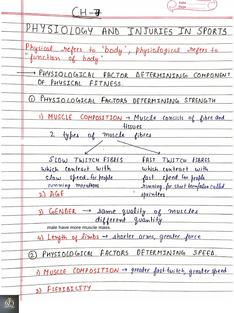 Chapter 7 Physiology and Injuries in Sports Class 12 Physical Education ...