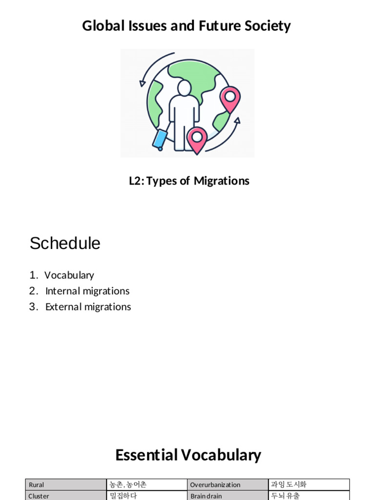 Understanding Migrations and Urbanization | PDF | Human Migration ...