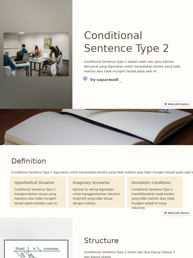Conditional Sentence Type 2 | PDF