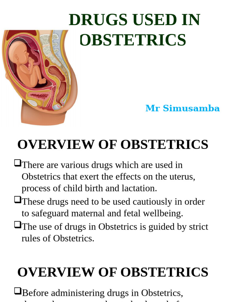 Obstetric Drug Overview and Safety | PDF | Obstetrics | Childbirth