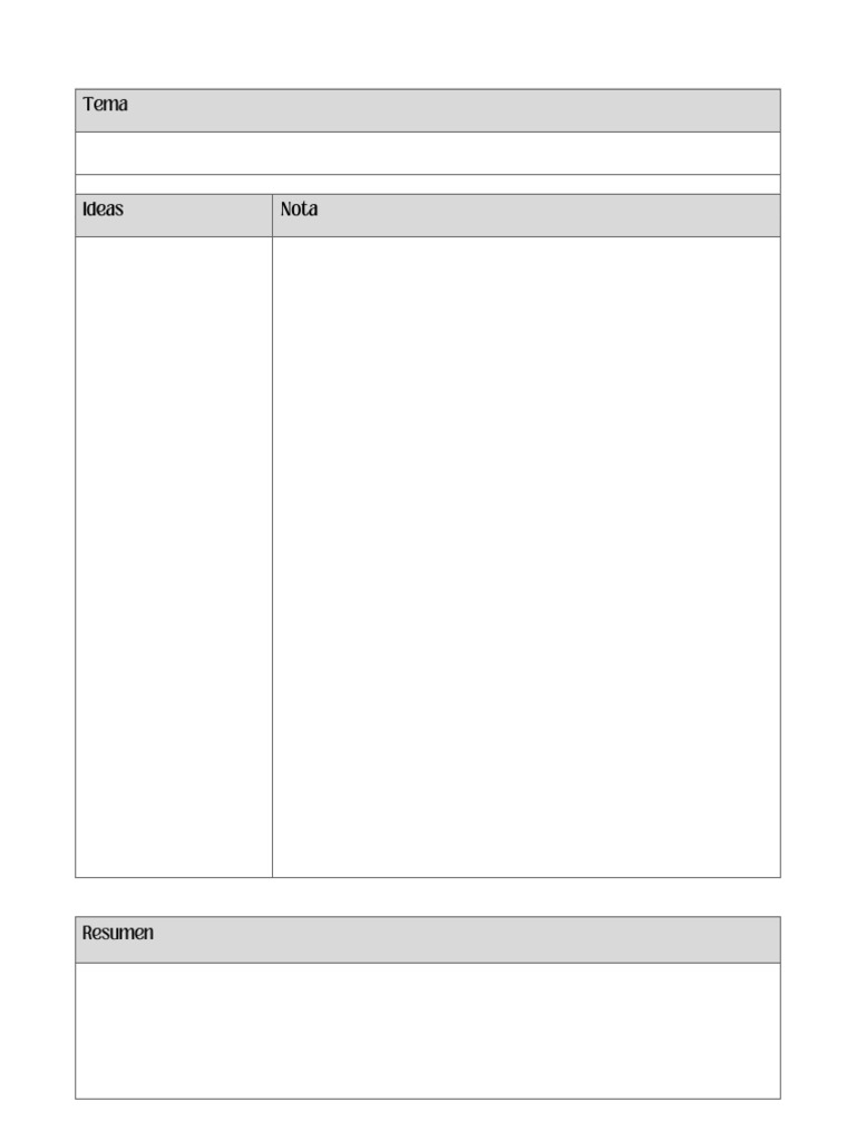 Cornell Note-Taking Digital and Printable Worksheet in Pastel Pink ...