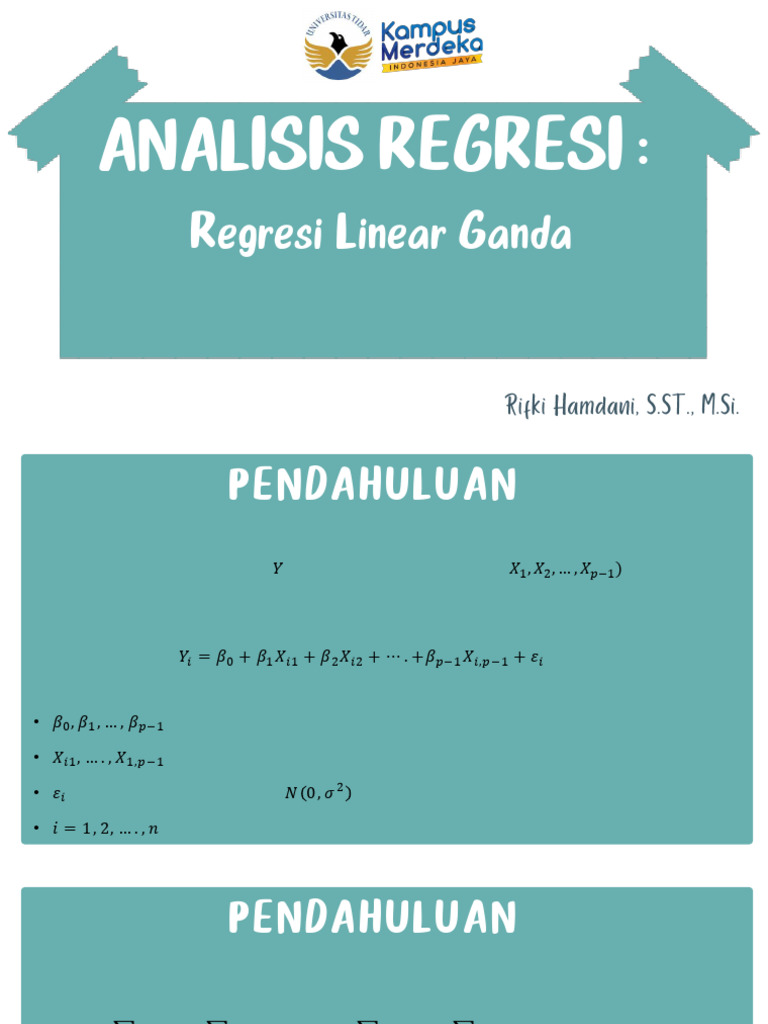 Analisis Regresi Linear Ganda | PDF