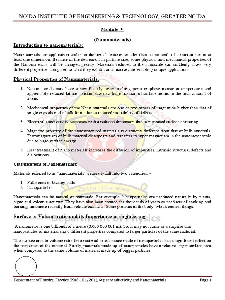 Superconductivity and Nanotechnology | PDF | Carbon Nanotube ...