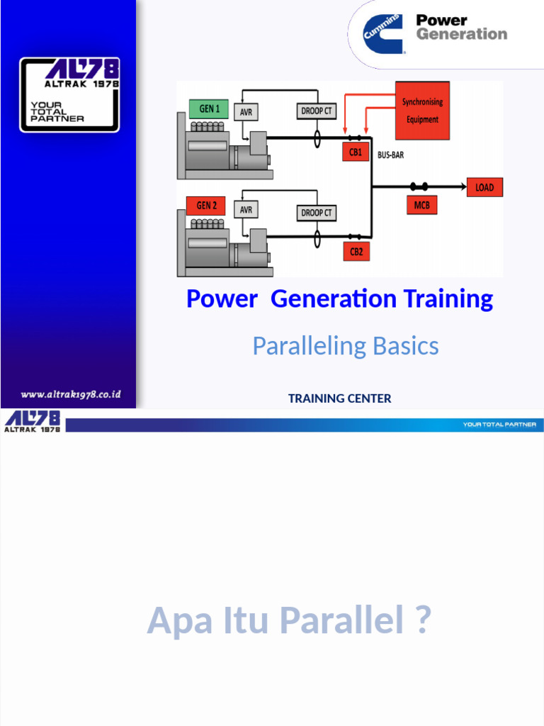 Basic Parallel Genset (Revisi 3) | PDF