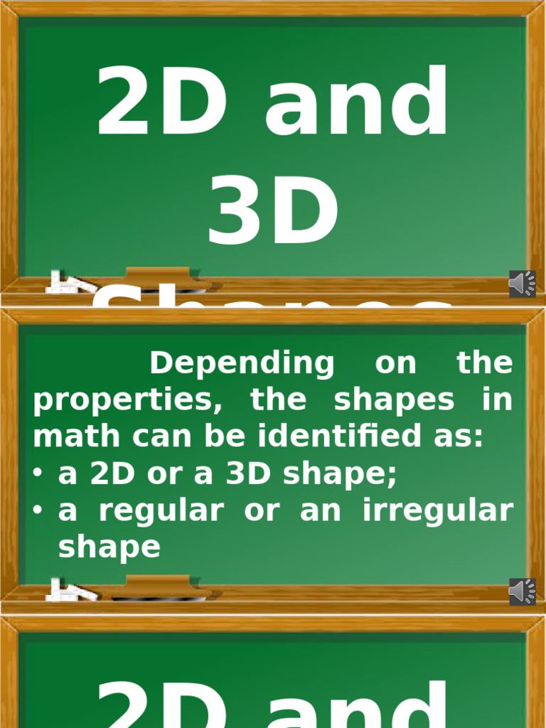 Understanding 2D and 3D Shapes | PDF