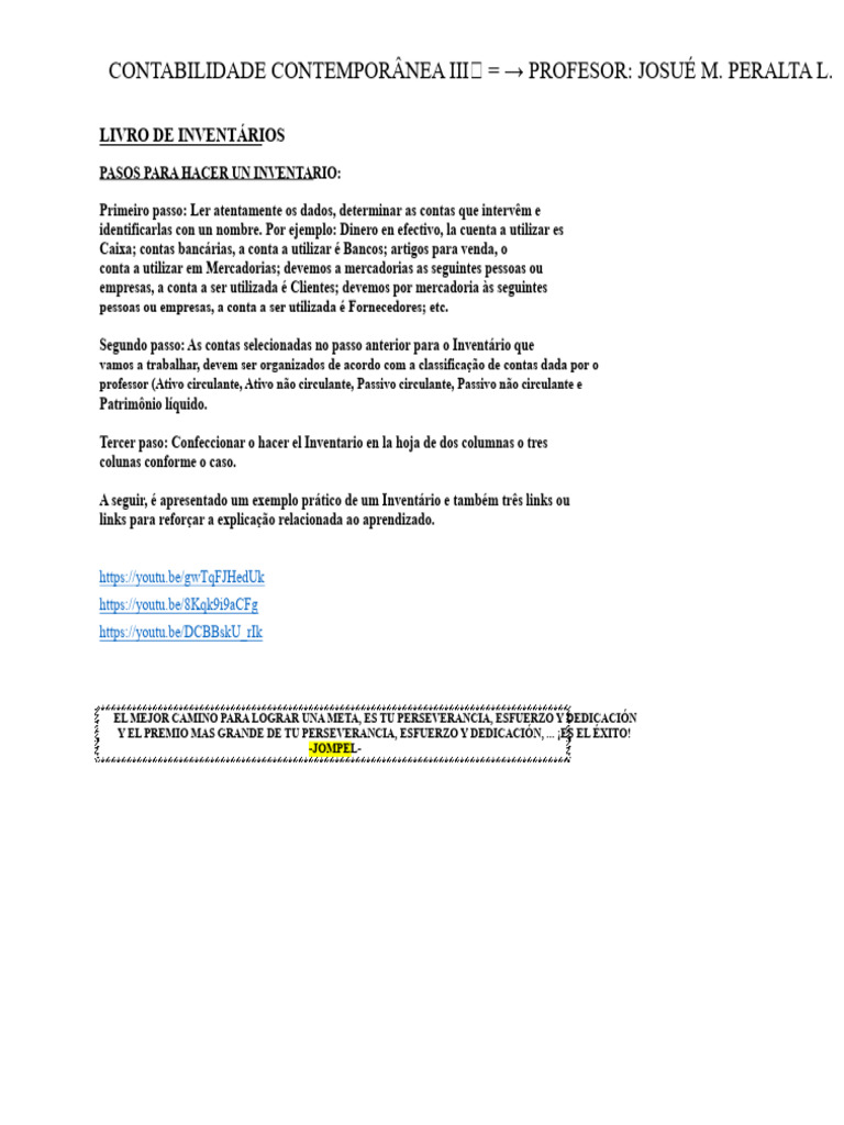 Guia Prático para Inventário Contábil | PDF | Imposto sobre Valor ...