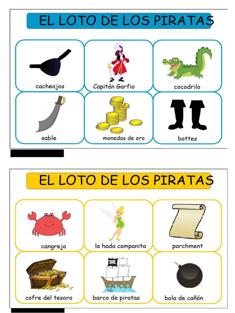 Lotería de Piratas | PDF