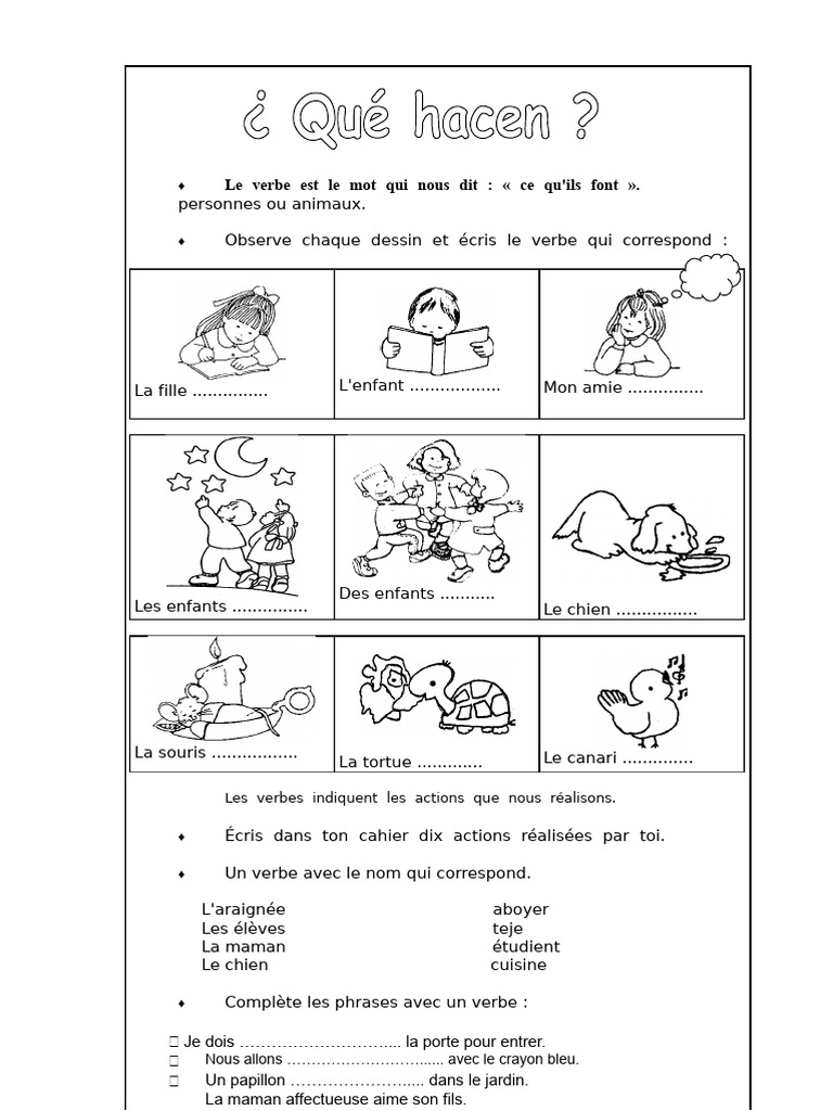 Comprendre et utiliser les verbes | PDF | Verbe | Linguistique